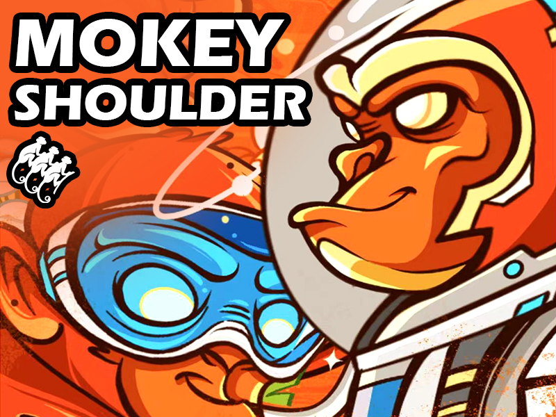 MONKEY SHOULDER & 白兜 ——graffiti illustration_白兜-站酷ZCOOL