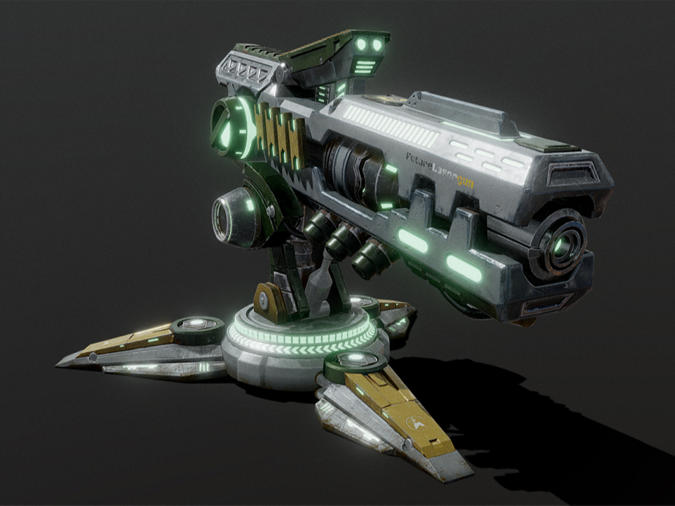 【maya武器建模】零基础激光炮模型制作教程。_Alan安澜-站酷ZCOOL