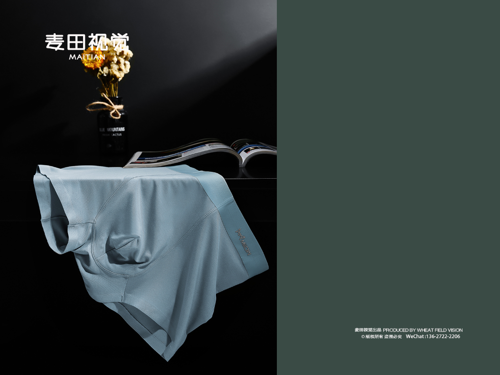 男士内裤摄影丨猫人内裤 麦田视觉 男士内衣静物拍摄_麦田视觉Maitian-站酷ZCOOL