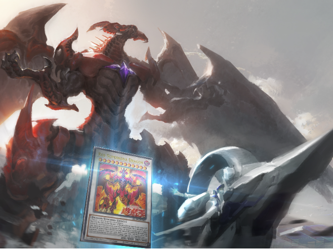 【Leo游戏王同人】超新星红莲魔龙_不想当画家的Leo-站酷ZCOOL