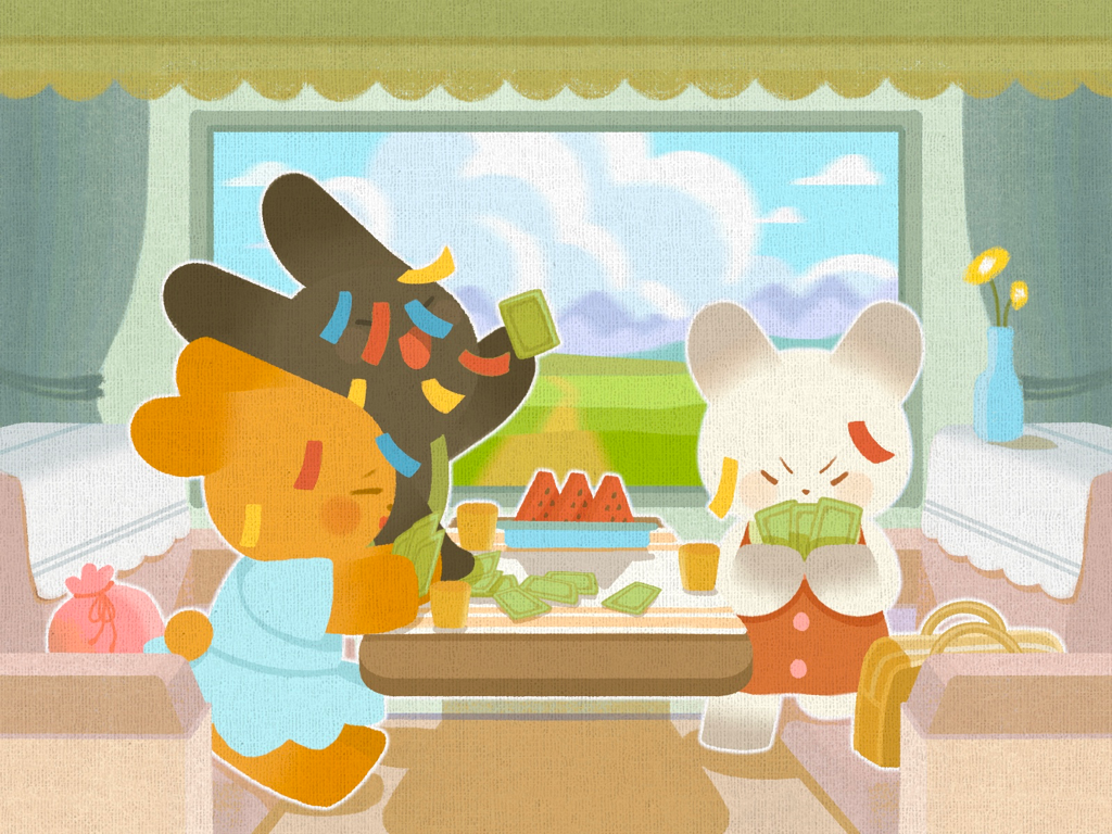 故事插画之MOMO兔《火车之旅》_YIYANG0224-站酷ZCOOL