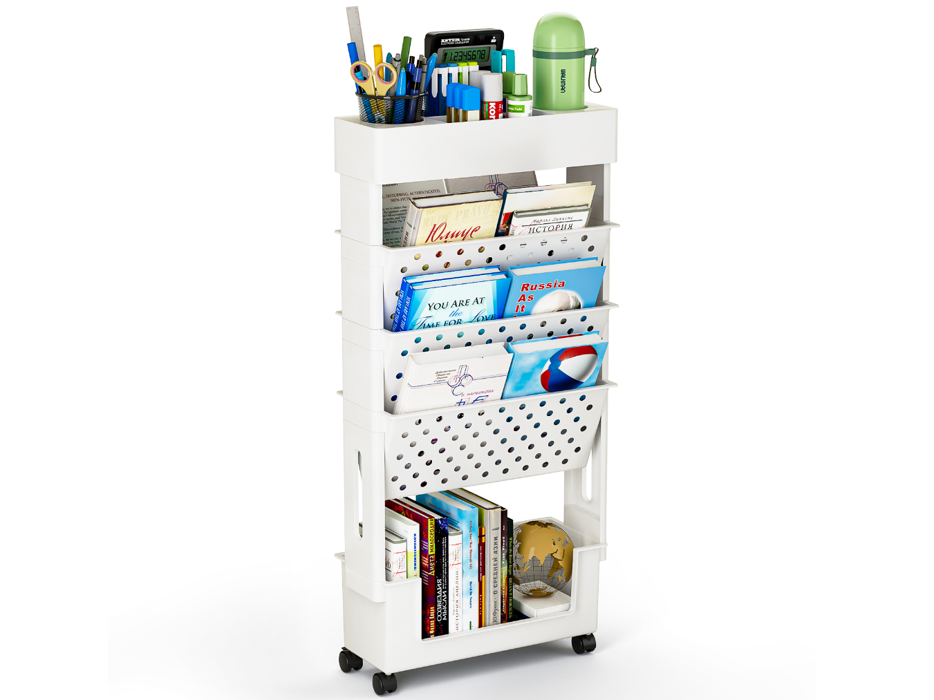 四层双边带底篮书架_Mr_Tim-站酷ZCOOL