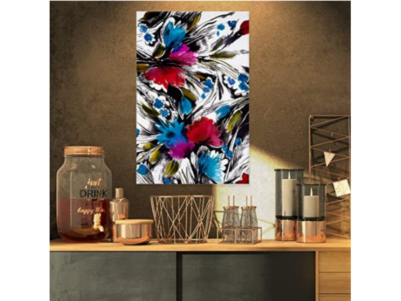 抽象数字艺术帆布打印_Linzhihe-站酷ZCOOL