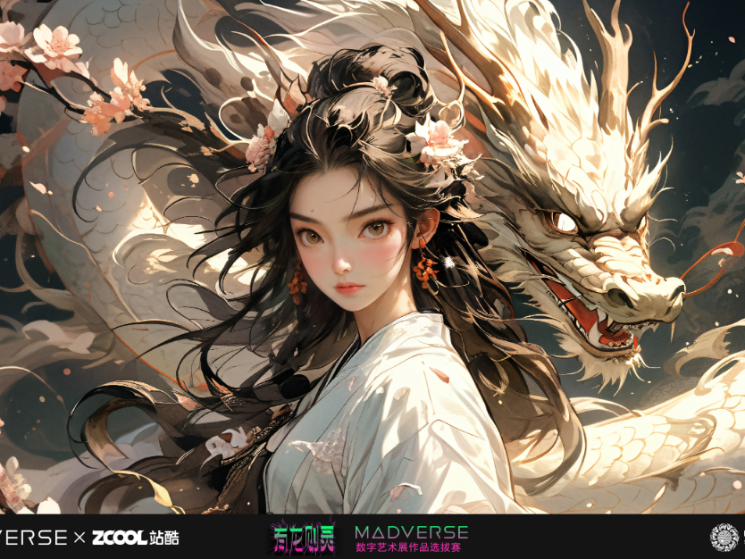 「白龙」MADverse数字艺术展作品选拔赛_绚兮Olivia-站酷ZCOOL