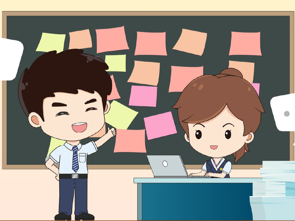 顺德农商银行男女员工表情包第二弹 工作牌_妖精设计maowoo-站酷ZCOOL