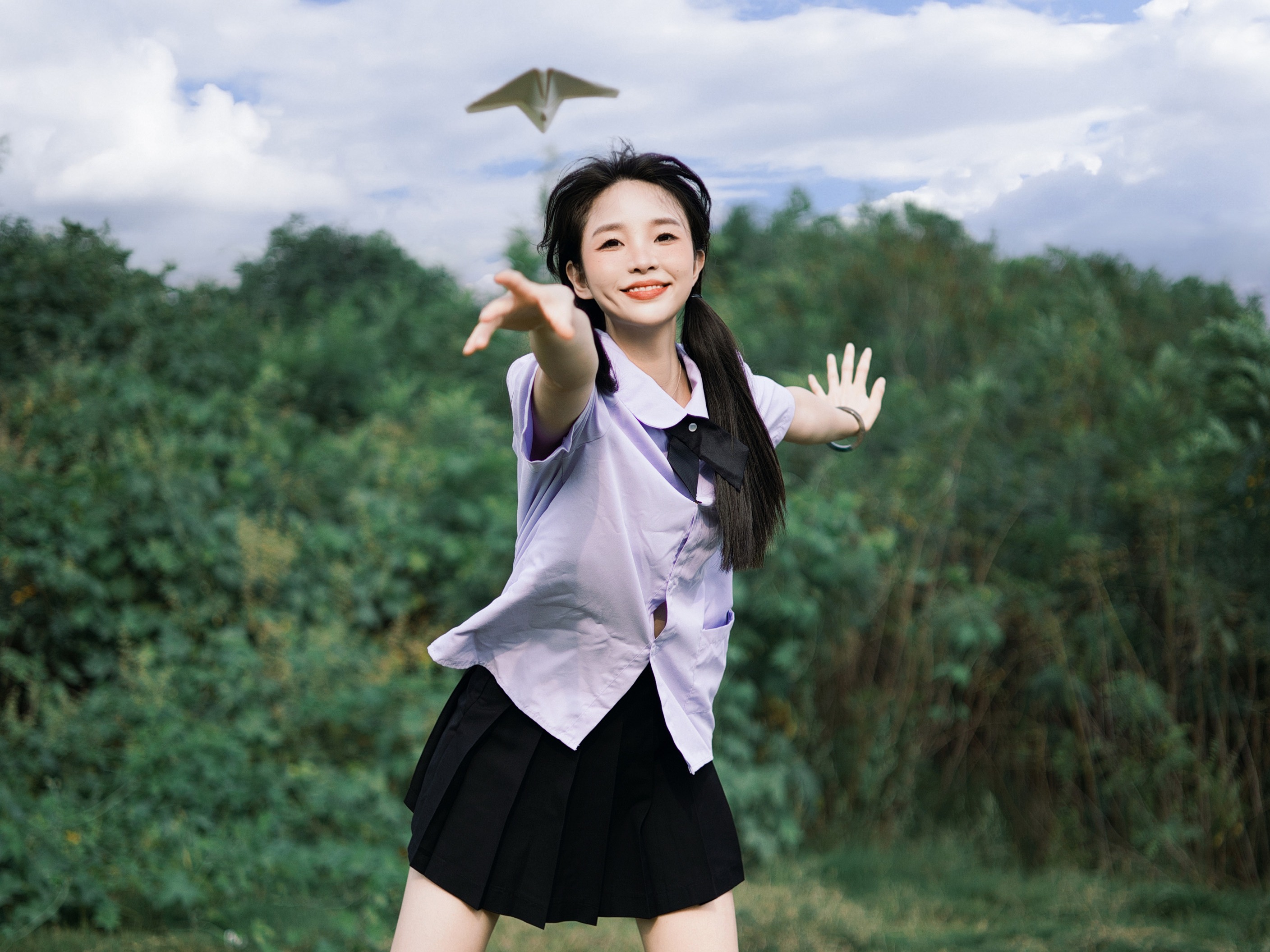 jk制服写真 | 把所有美好都留在夏天_雨杭yuhang-站酷ZCOOL