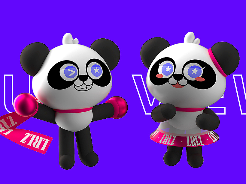 2021年IP-熊猫形象设计记录_smallorange27-站酷ZCOOL