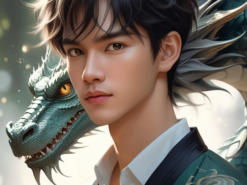 守护龙精灵_花开满园-站酷ZCOOL