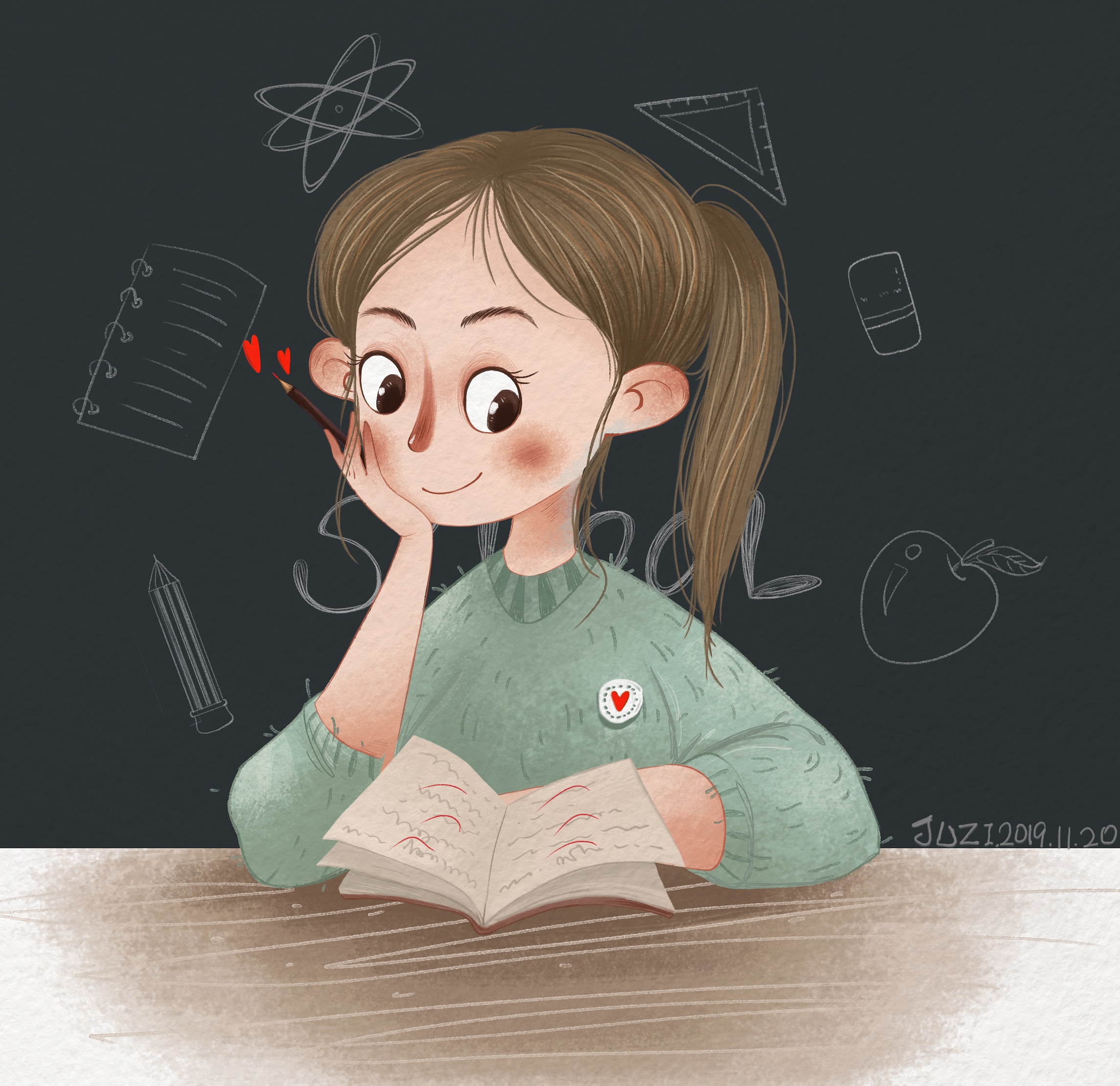 老师老师_O辣小橘003-站酷ZCOOL