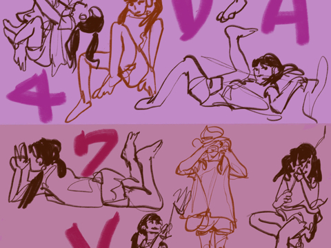 Day47 速写挑战13期_山林木之鸡-站酷ZCOOL