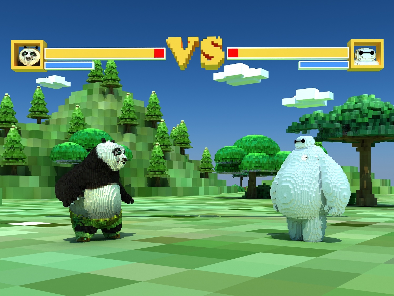 3D像素画_天行者123321-站酷ZCOOL