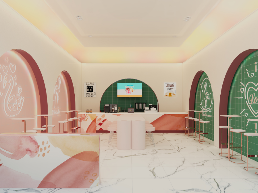 ＜天津室内设计培训＞ins风甜品烘焙屋_天津室内设计培训-站酷ZCOOL