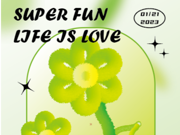 AI 毛绒花海报_Stepmonther-站酷ZCOOL