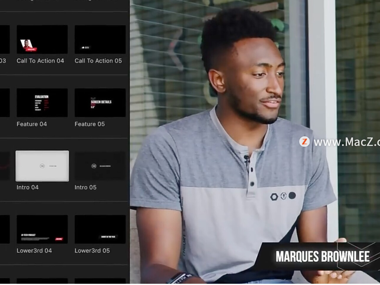 50个社交媒体网络视频UP博主包装预设动画mKBHD_酷酷帅帅-站酷ZCOOL