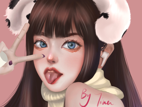 大头一张～_Tina咖啡-站酷ZCOOL