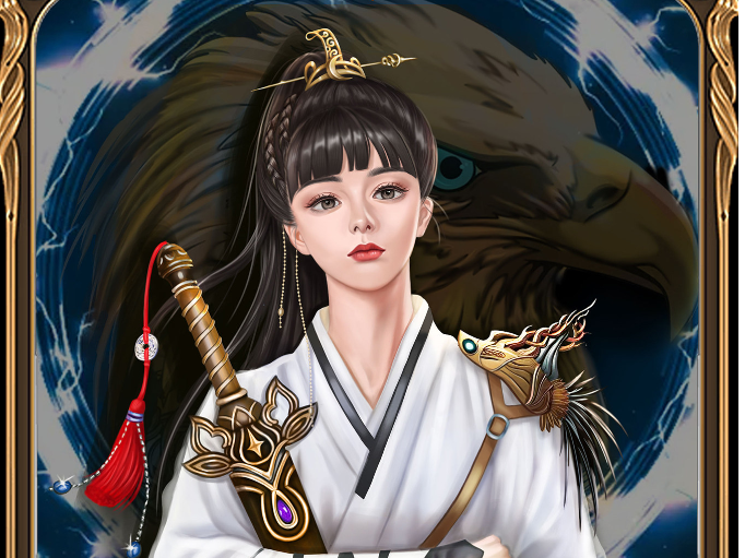 厚涂女侠_风和日丽Ali-站酷ZCOOL