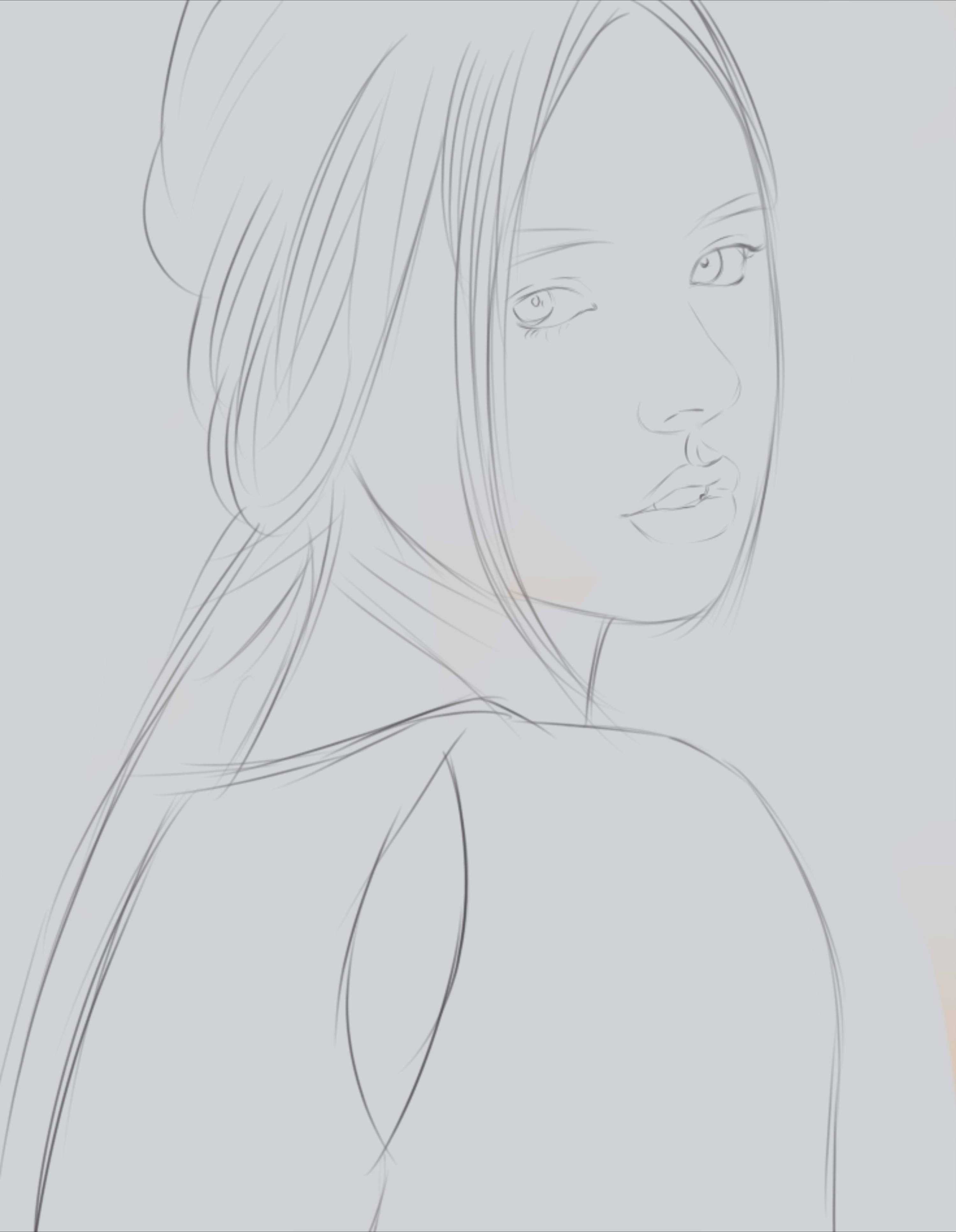 画个外国妹子_mumulike-站酷ZCOOL