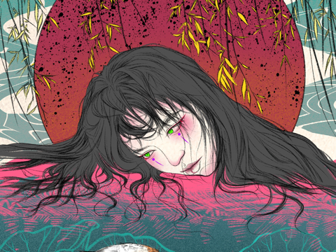 插画【青丝】_HuDdi-站酷ZCOOL