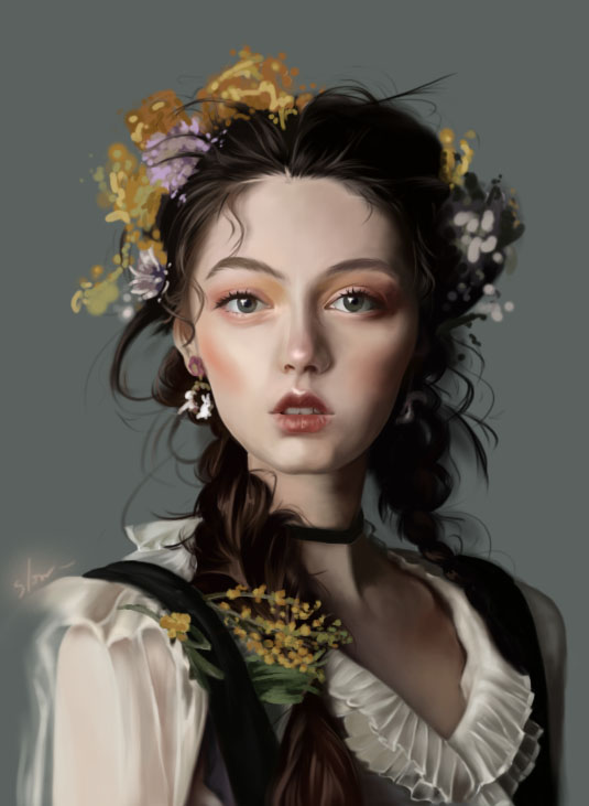 照片手绘_啊UUU-站酷ZCOOL