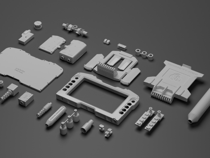 PersistentSystem MPU5 系列 3D打印1：1模型 _cosmos_c-站酷ZCOOL