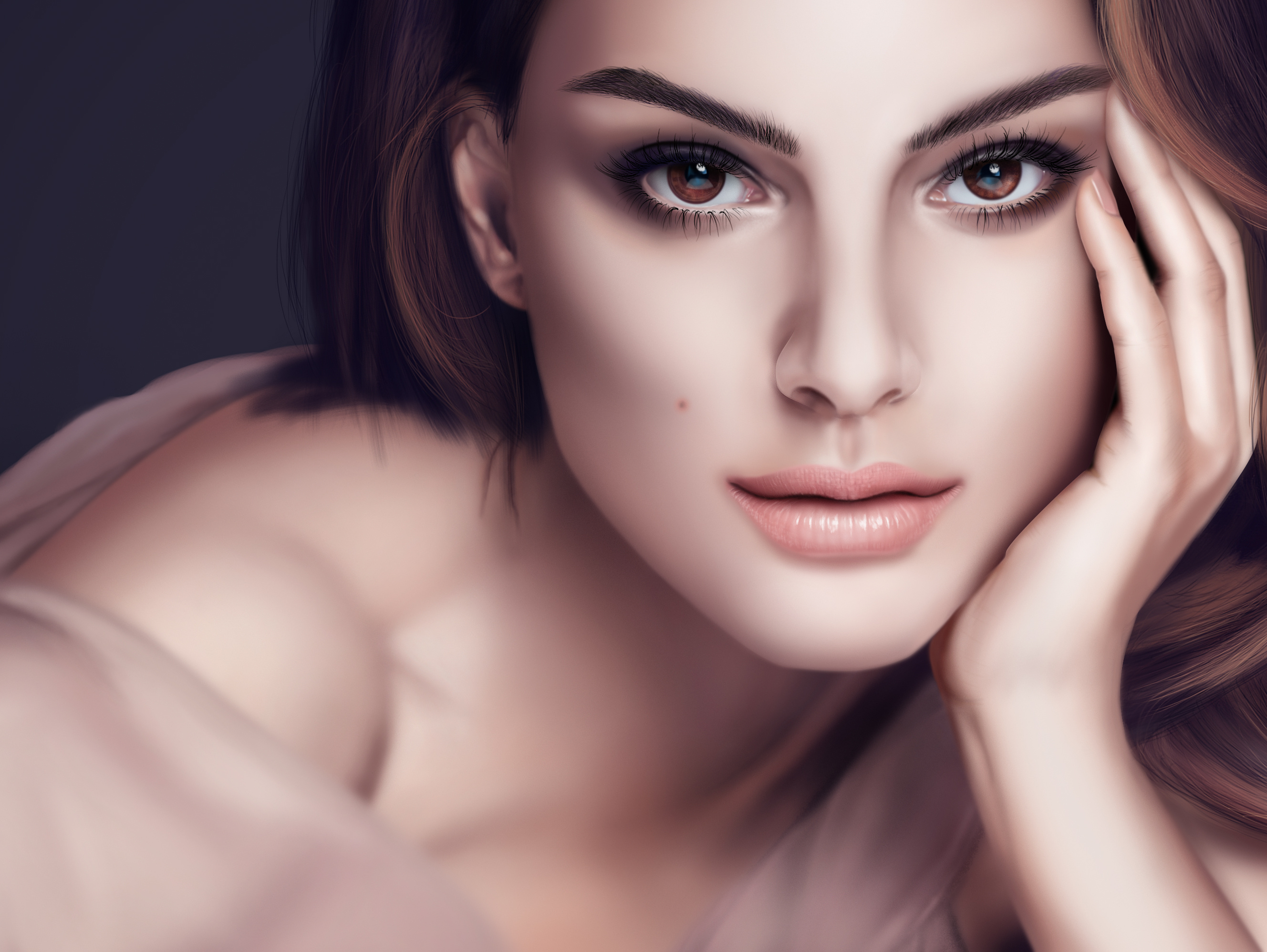 手绘练习（3）娜塔莎_Milu酱不愛芒果-站酷ZCOOL