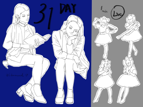 #速写60天挑战赛# Day31 @速写班长_Libercreed丽德-站酷ZCOOL