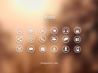 剪影icon练习_巴黎买买提-站酷ZCOOL