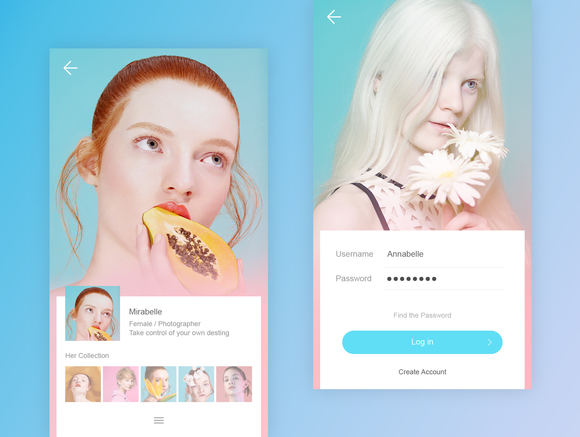 APP界面配色_夏目友人-站酷ZCOOL