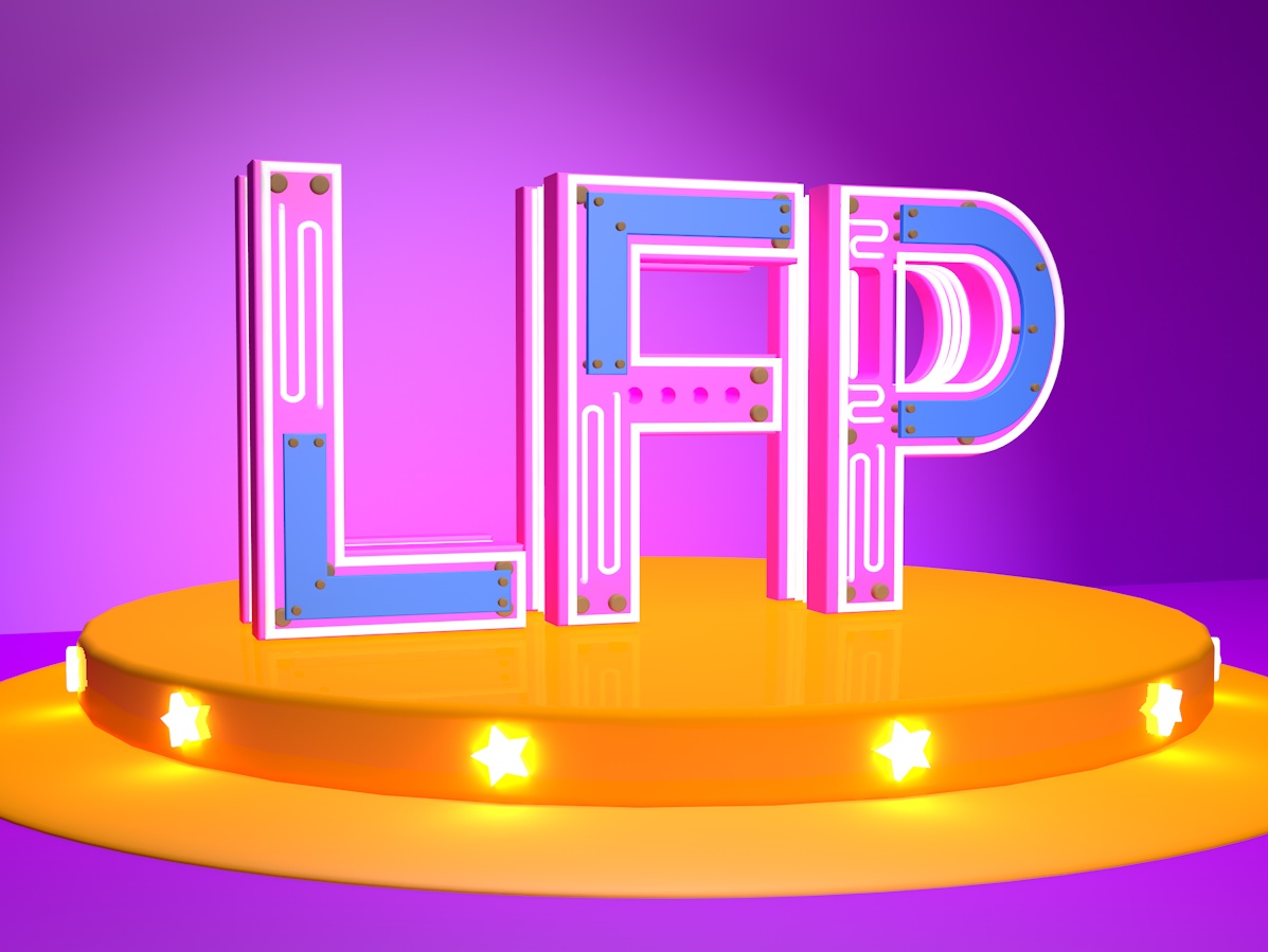 C4D字体设计（LFP）_鱿鱼7号-站酷ZCOOL