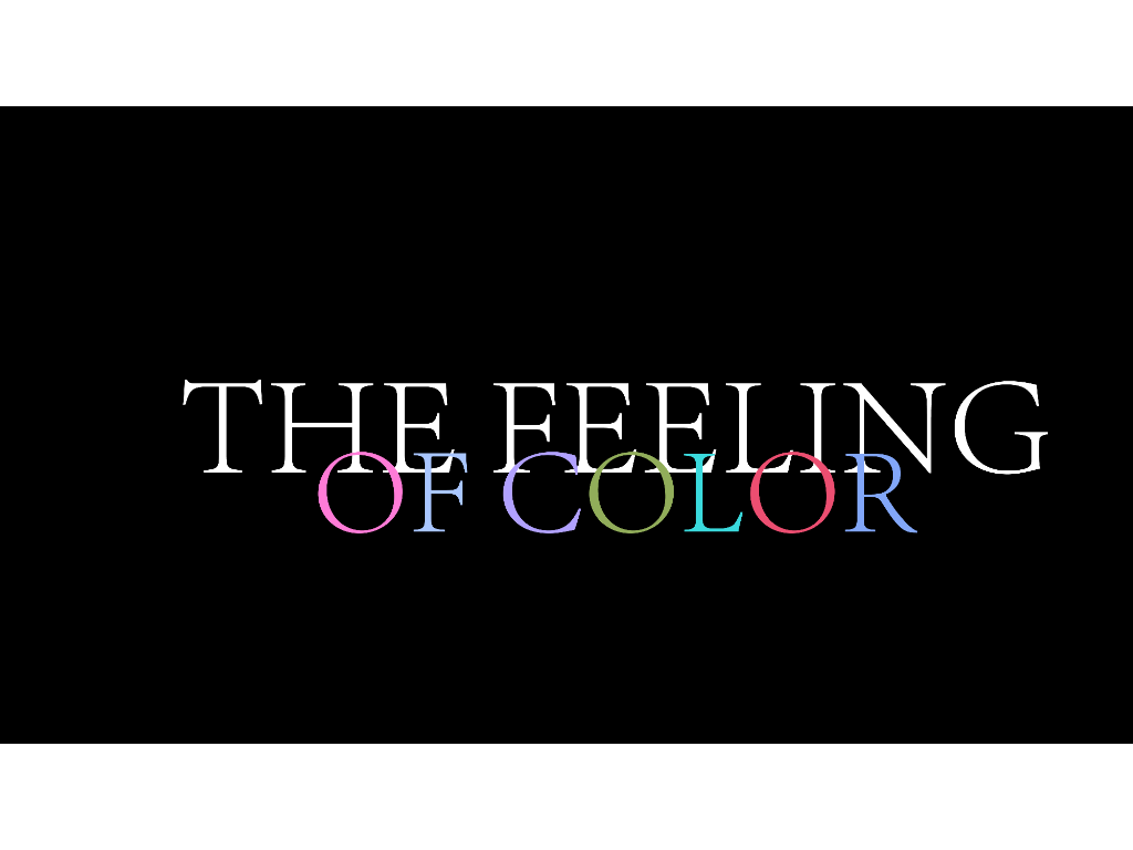 The feeling of color画册_小煜oO-站酷ZCOOL