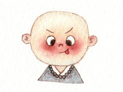 【原创】一组小和尚头像_大番喜Emma-站酷ZCOOL