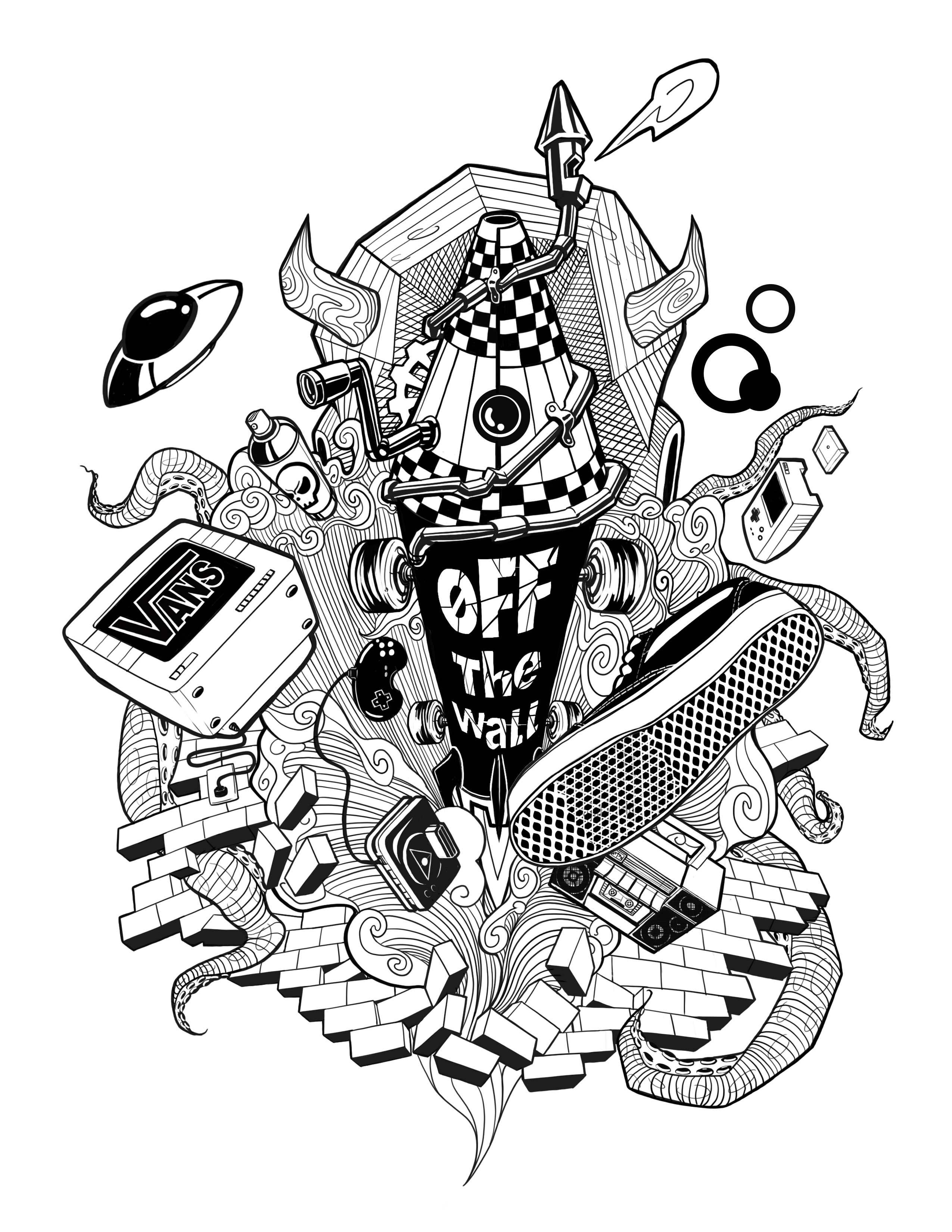 vans Off the Wall_特木尔W-站酷ZCOOL