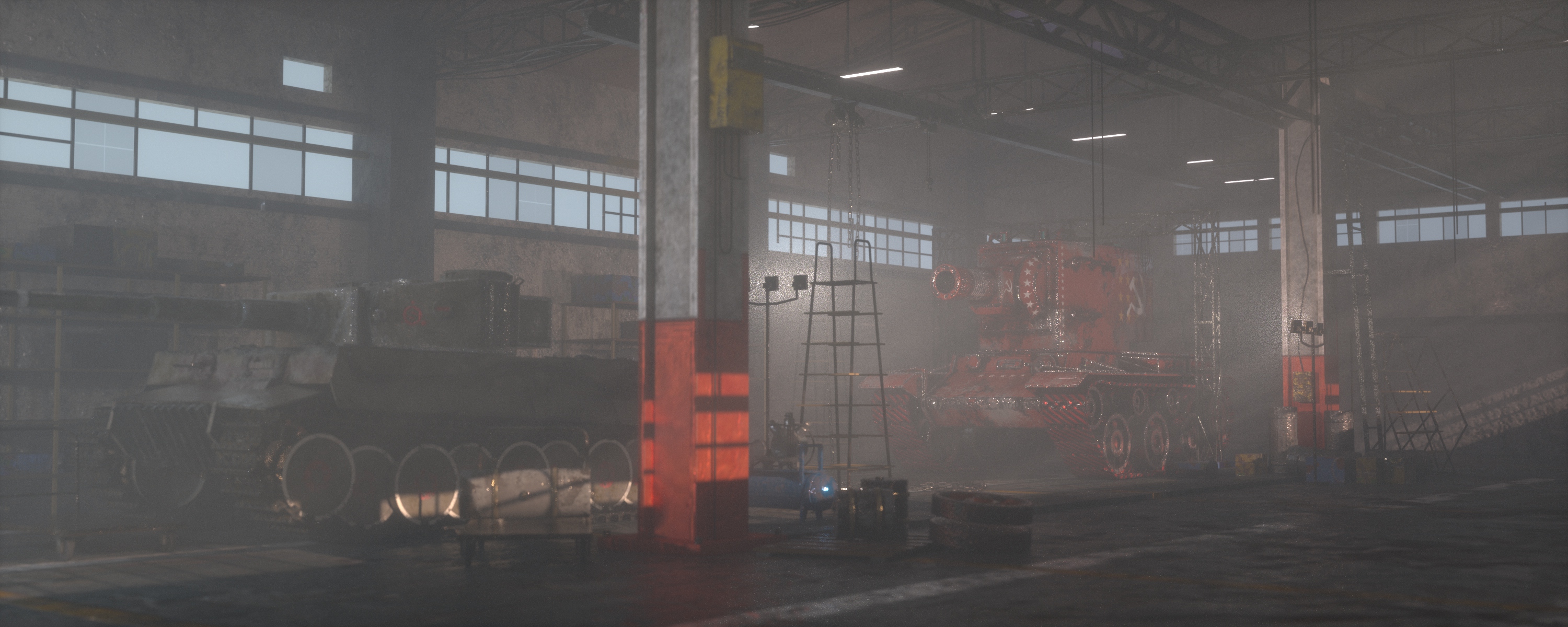 C4D坦克_响亮的名字oooo-站酷ZCOOL