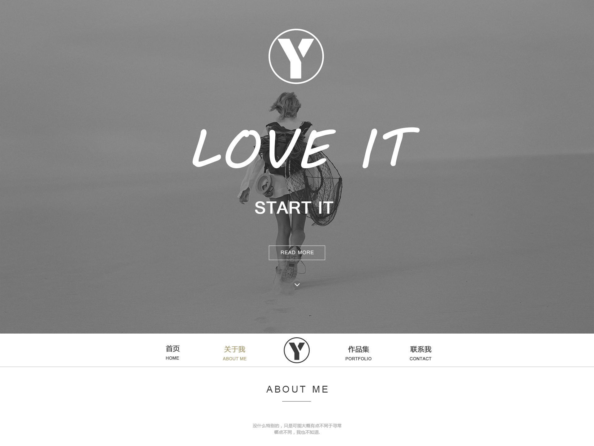 个人站设计 h5界面设计 css样式 psd文件_yogurtGD-站酷ZCOOL