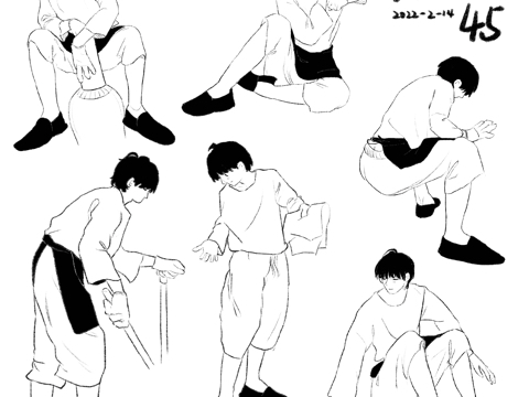 ＃速写60天挑战赛＃day45_scoriae-站酷ZCOOL