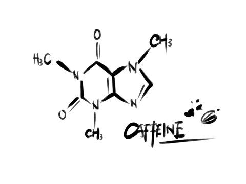 简约咖啡因化学方程式_麦兜老师-站酷ZCOOL