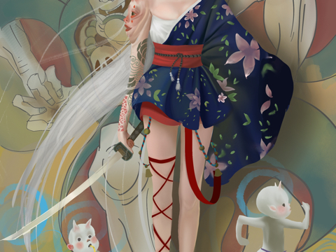 刀你的眼神藏不住[z欢呼]_Z26372543-站酷ZCOOL