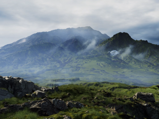 UE Geae 地形练习_VFX亦辰-站酷ZCOOL