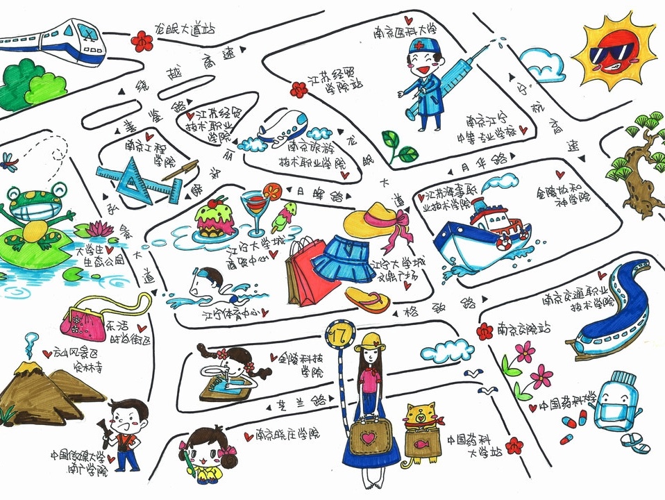 【手绘南京】_vinchel-站酷ZCOOL
