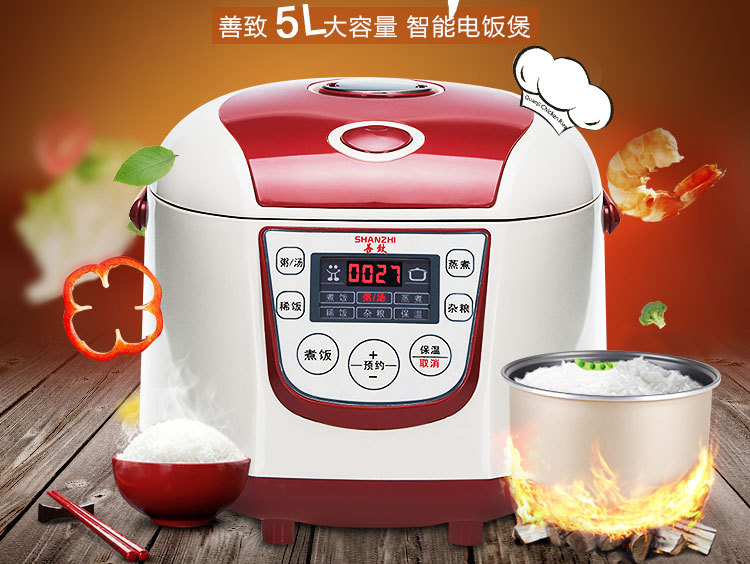 善致5L电饭煲详情页_芷气东来-站酷ZCOOL