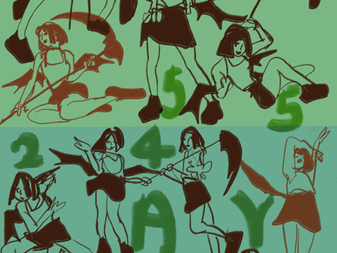 Day55/24 速写挑战11/12期_山林木之鸡-站酷ZCOOL