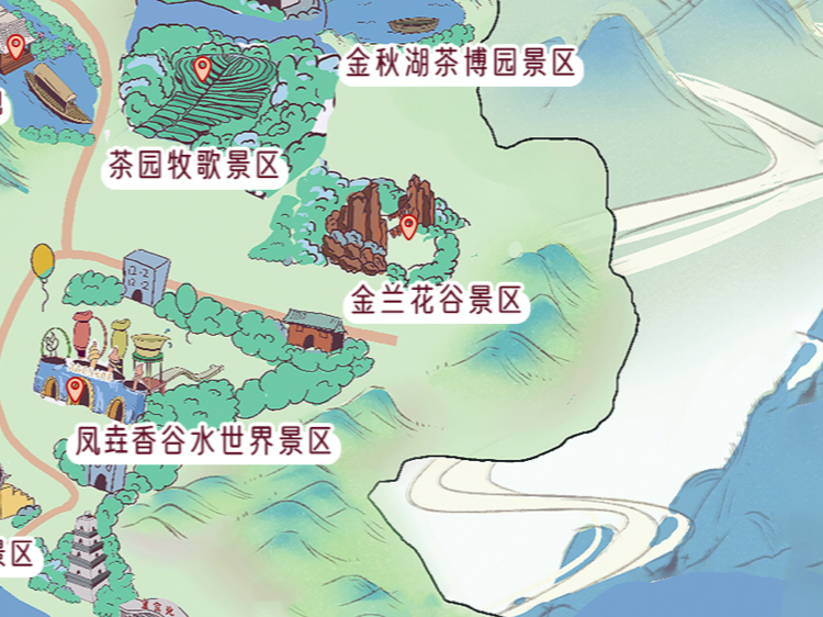 意派Epub360丨【旅游营销】带着手绘地图H5，打卡特色景点！_HTML5创意营销-站酷ZCOOL