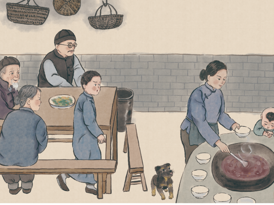 腊八粥（绘本试稿）_Lizzy毛毛妈-站酷ZCOOL