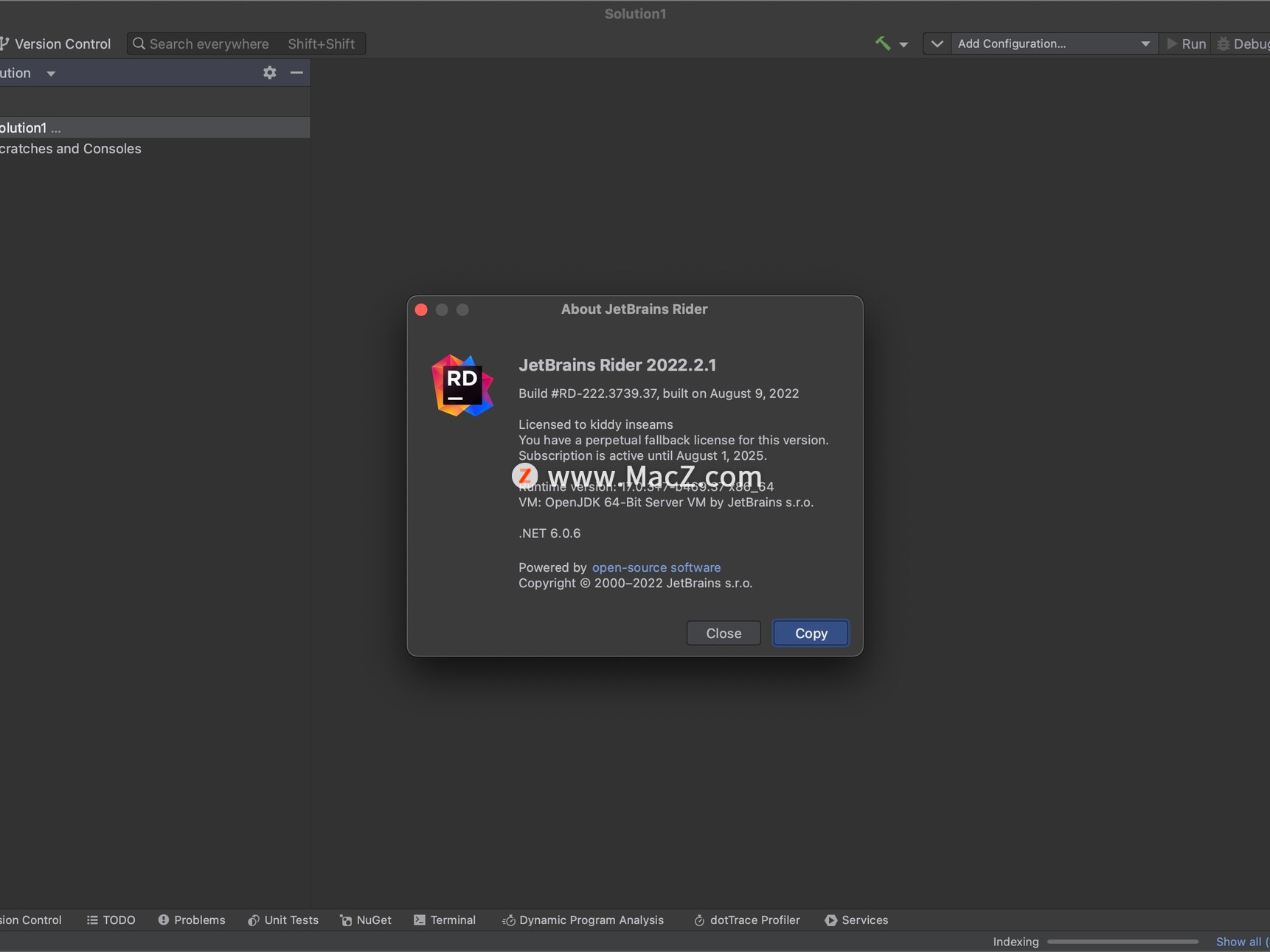 JetBrains Rider for mac最新激活版(跨平台.NET IDE集成开发)_Mac知否-站酷ZCOOL