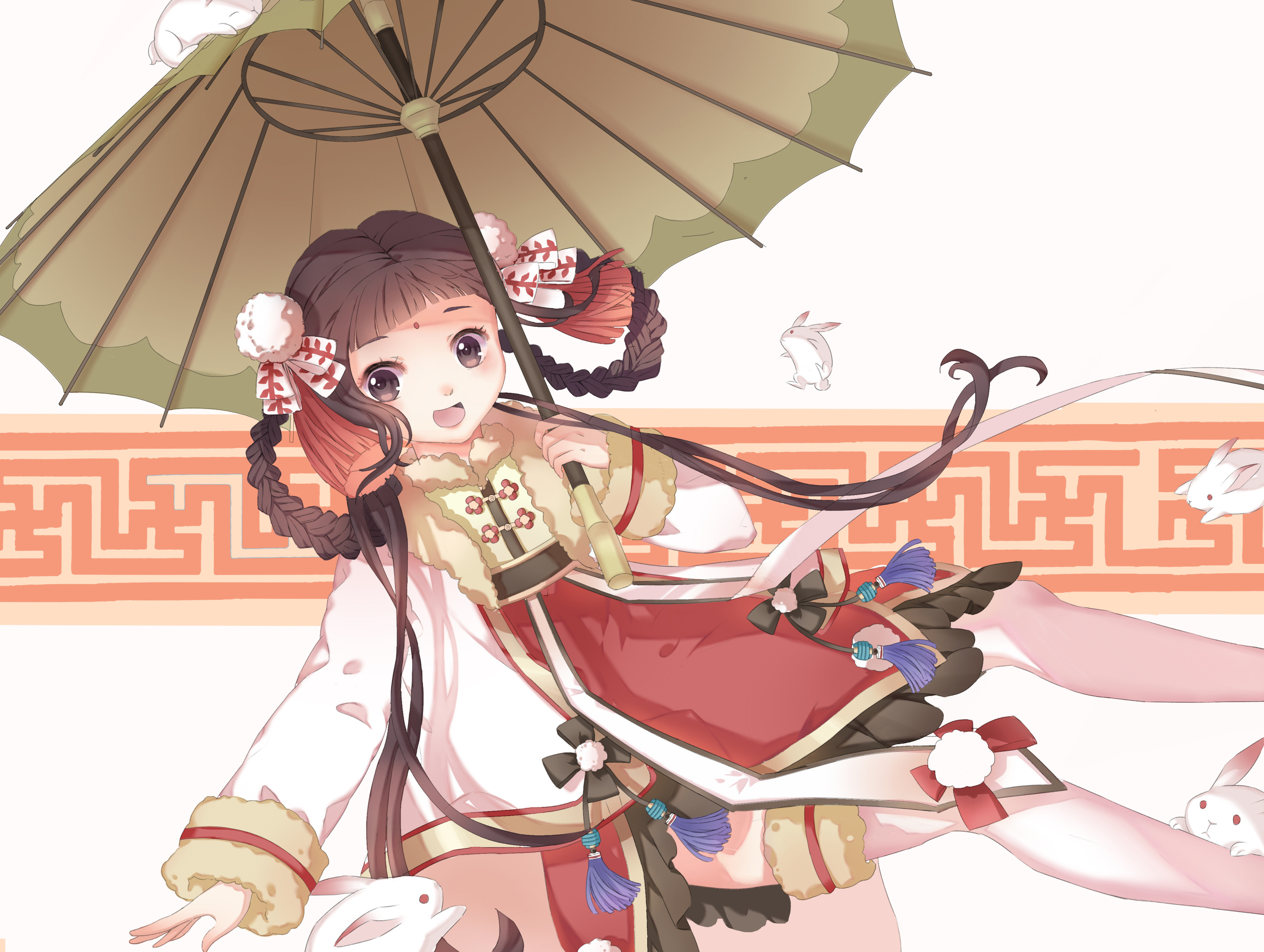 打着油纸伞的女孩windy玟 站酷zcool
