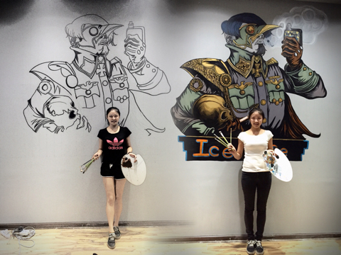 大墙画_dlc鹿鹿-站酷ZCOOL