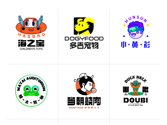 卡通LOGO设计作品_平面大师A-站酷ZCOOL