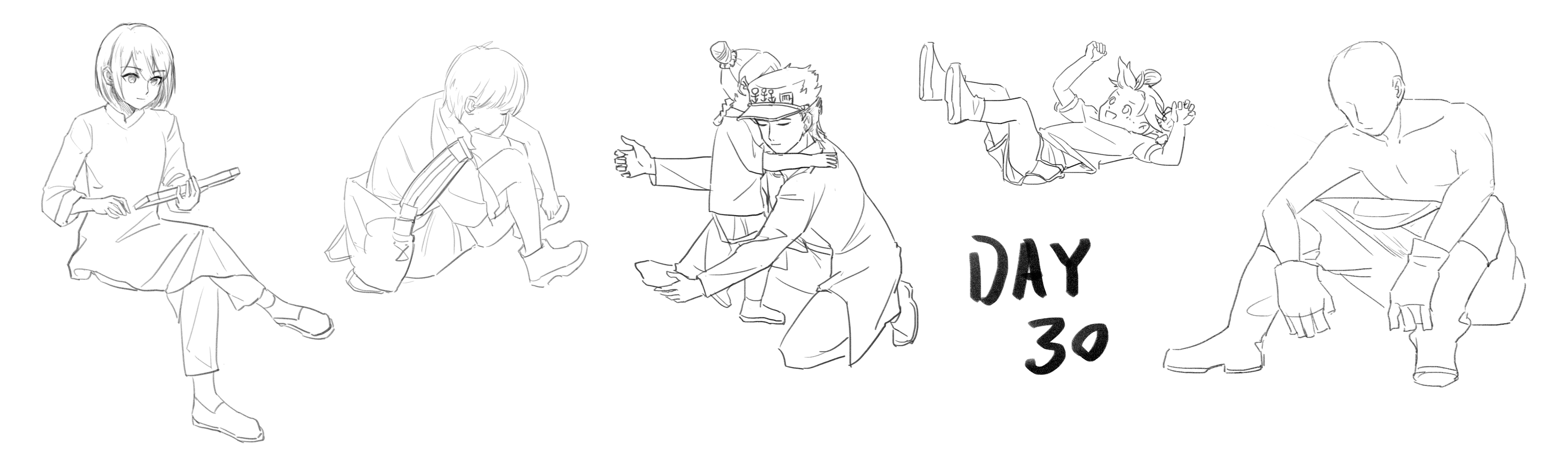 #速写60天挑战赛# DAY30@速写班长_热固性凌晨-站酷ZCOOL