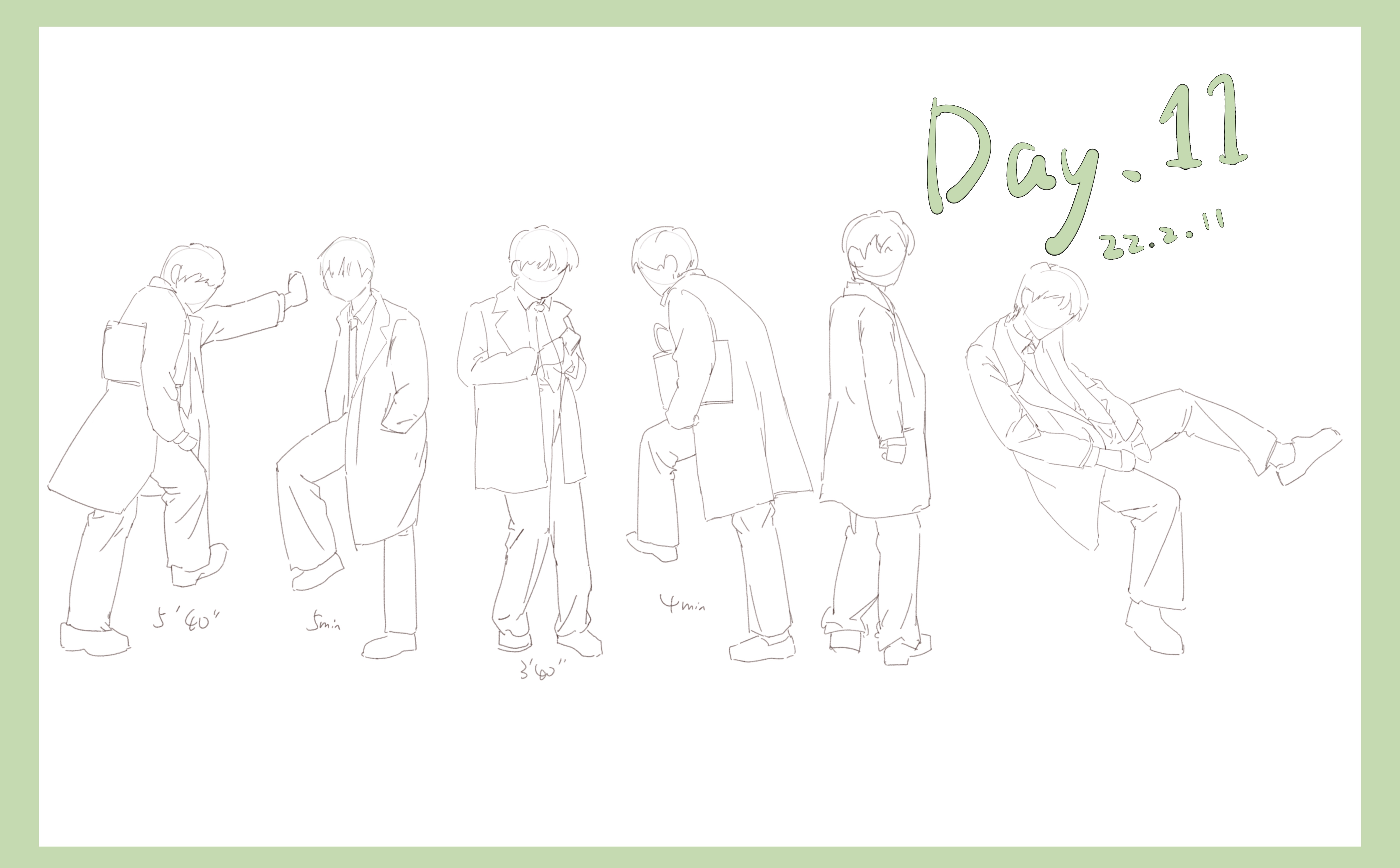 #速写60天挑战赛# @速写班长 day11_好好活下去-站酷ZCOOL