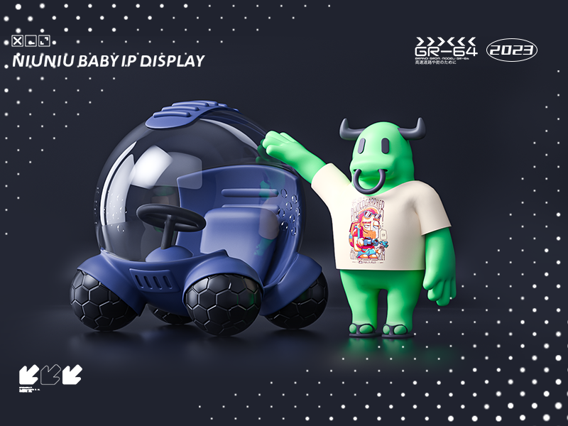 IP设计丨未来机车牛牛_Hero树懒先生-站酷ZCOOL